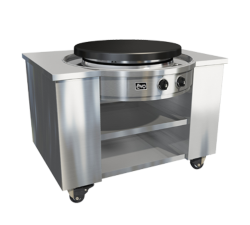 Evo America, LLC 10-0054-DCS-NG Round Griddle / Fry Top