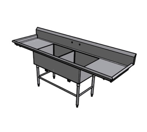 Pacific Stainless Products DCS2424-16-B24 Sink
