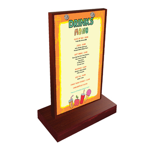 Menu Solutions WTSCREW-A Tabletop Sign