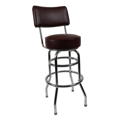 Trendler, Inc. X2R METAL RD W POST BAR30 UPH Bar Stool