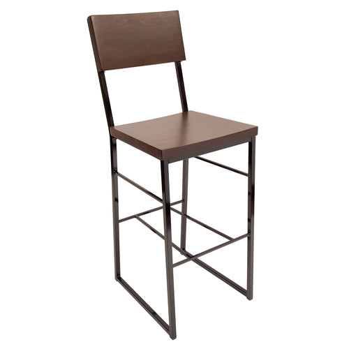 Trendler, Inc. JULIE SLED METAL BAR30 UPH Bar Stool