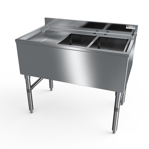 NBR Equipment UD-2-101410-36L Underbar Sink Units