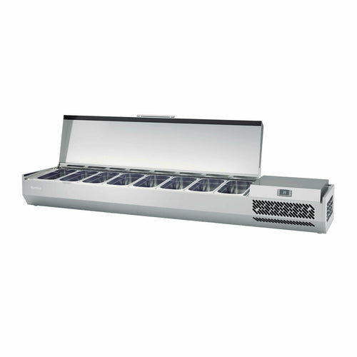 Infrico USA ICT-VIP1980SOLID Refrigerated Countertop Pan Rail