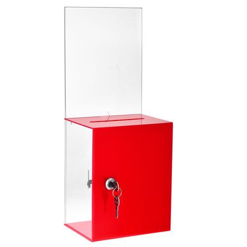 Alpine Industries ADI637-04-RED Suggestion Box