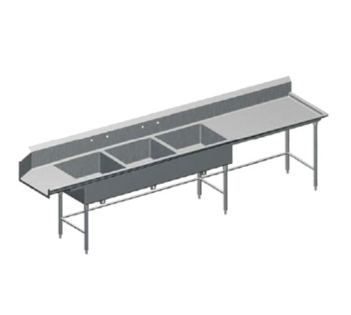 Pacific Stainless Products TCDT144-24-16R Dishtable