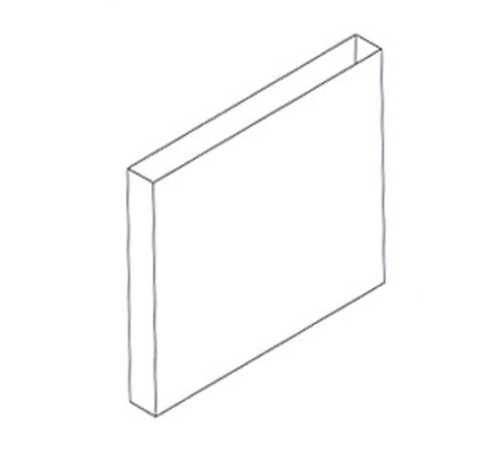 Jade Range DR-60 Backguard Flue Riser
