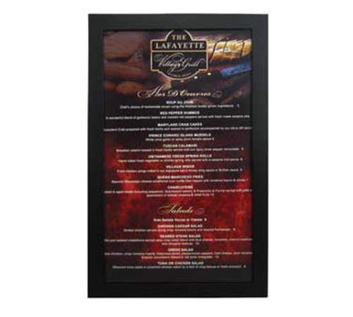 Risch MENUFRAME-1V 11X17 Menu Cover