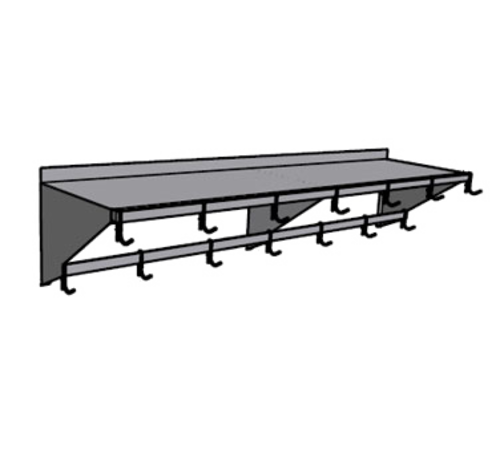 Pacific Stainless Products PRS-96-WCD Overshelf